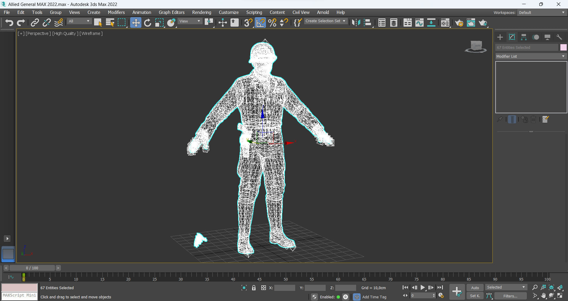 3D model Allied General VR / AR / low-poly | CGTrader