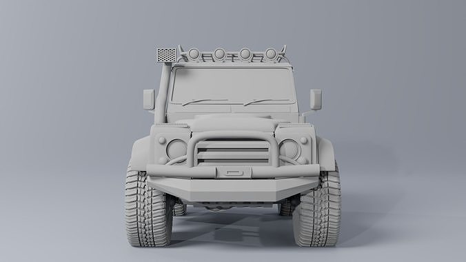 LAND ROVER DEFENDER 3D model 3D printable | CGTrader