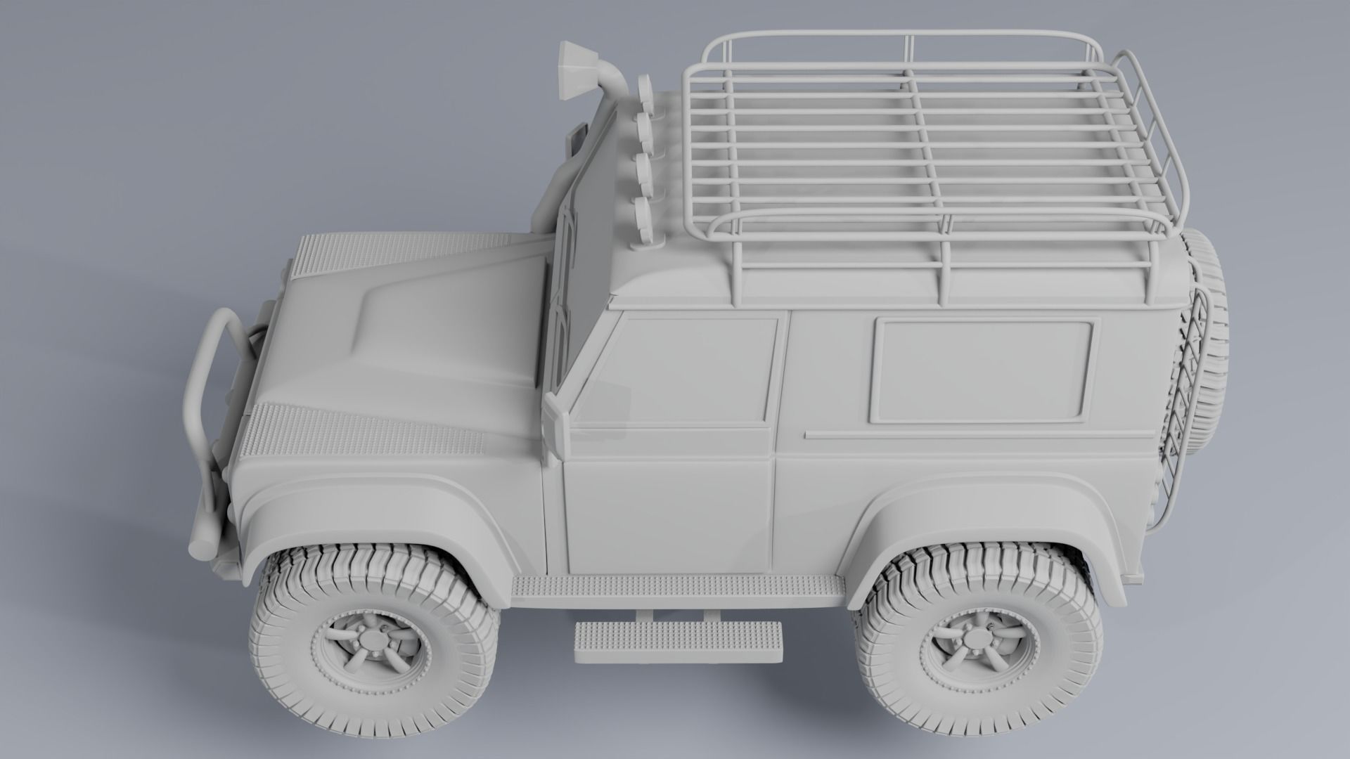 LAND ROVER DEFENDER 3D model 3D printable | CGTrader