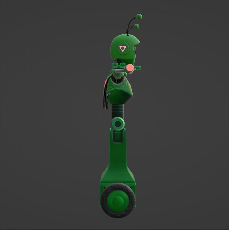 3D model Alien Bot-- FNAF Security Breach VR / AR / low-poly | CGTrader