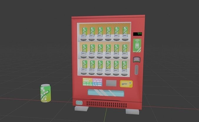3D model Vending Machine 01 VR / AR / low-poly | CGTrader
