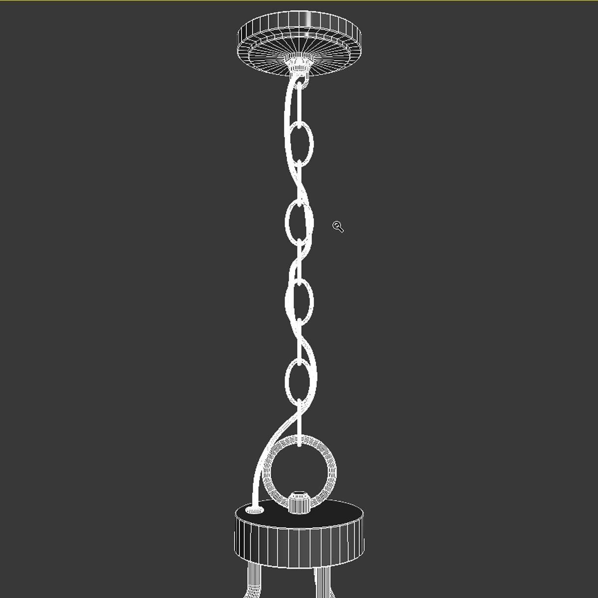 Gilliam Collection Nine-Light Traditional Chandelier 3D model | CGTrader