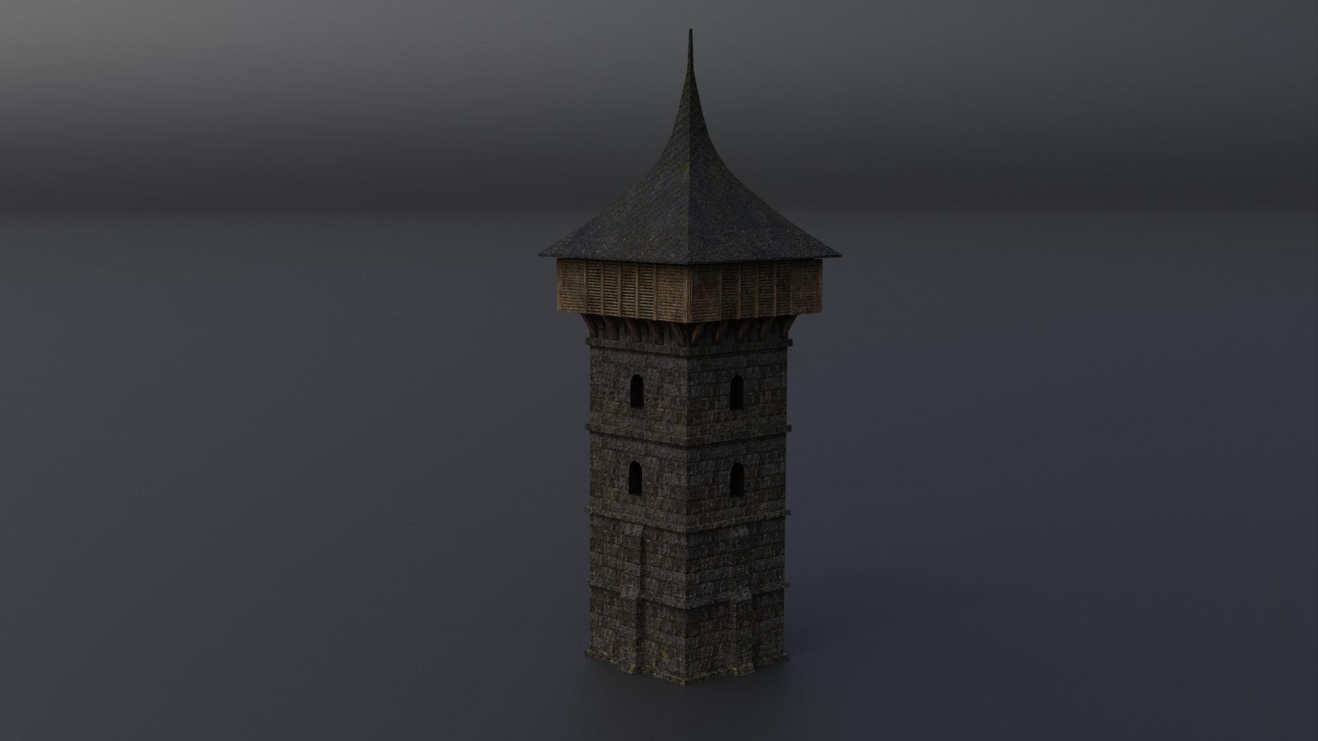 3D model Modular Castle Towers VR / AR / low-poly | CGTrader