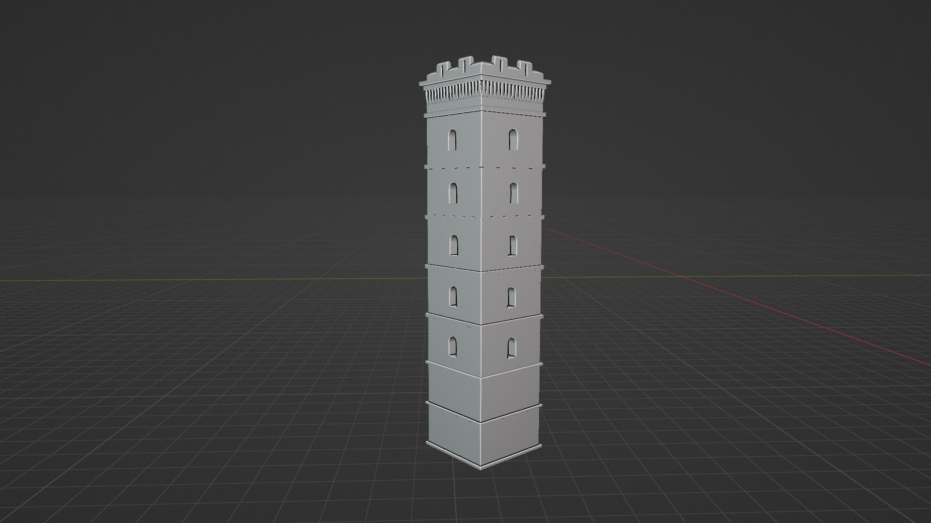 3D model Modular Castle Towers VR / AR / low-poly | CGTrader