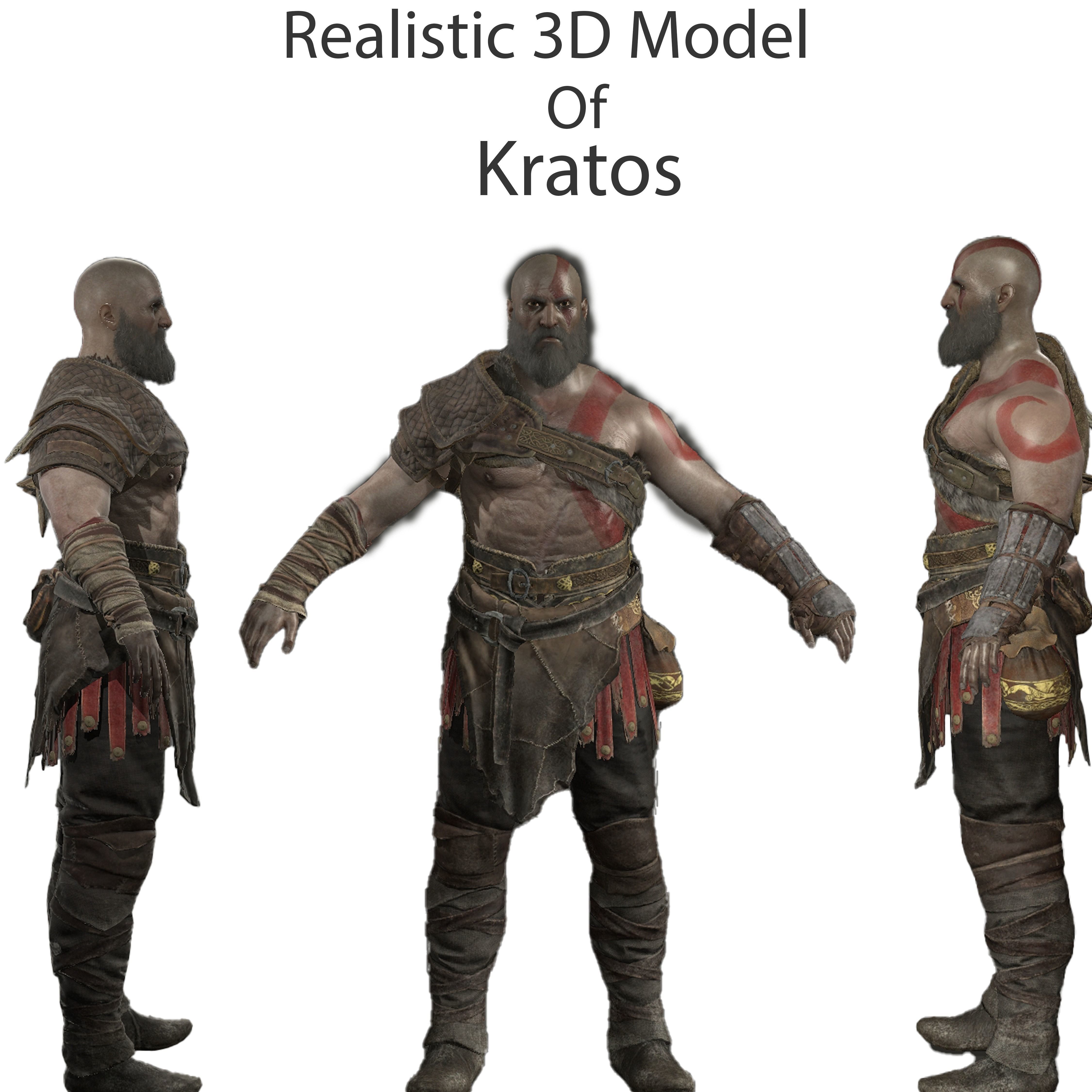 3D model Kratos VR / AR / low-poly | CGTrader