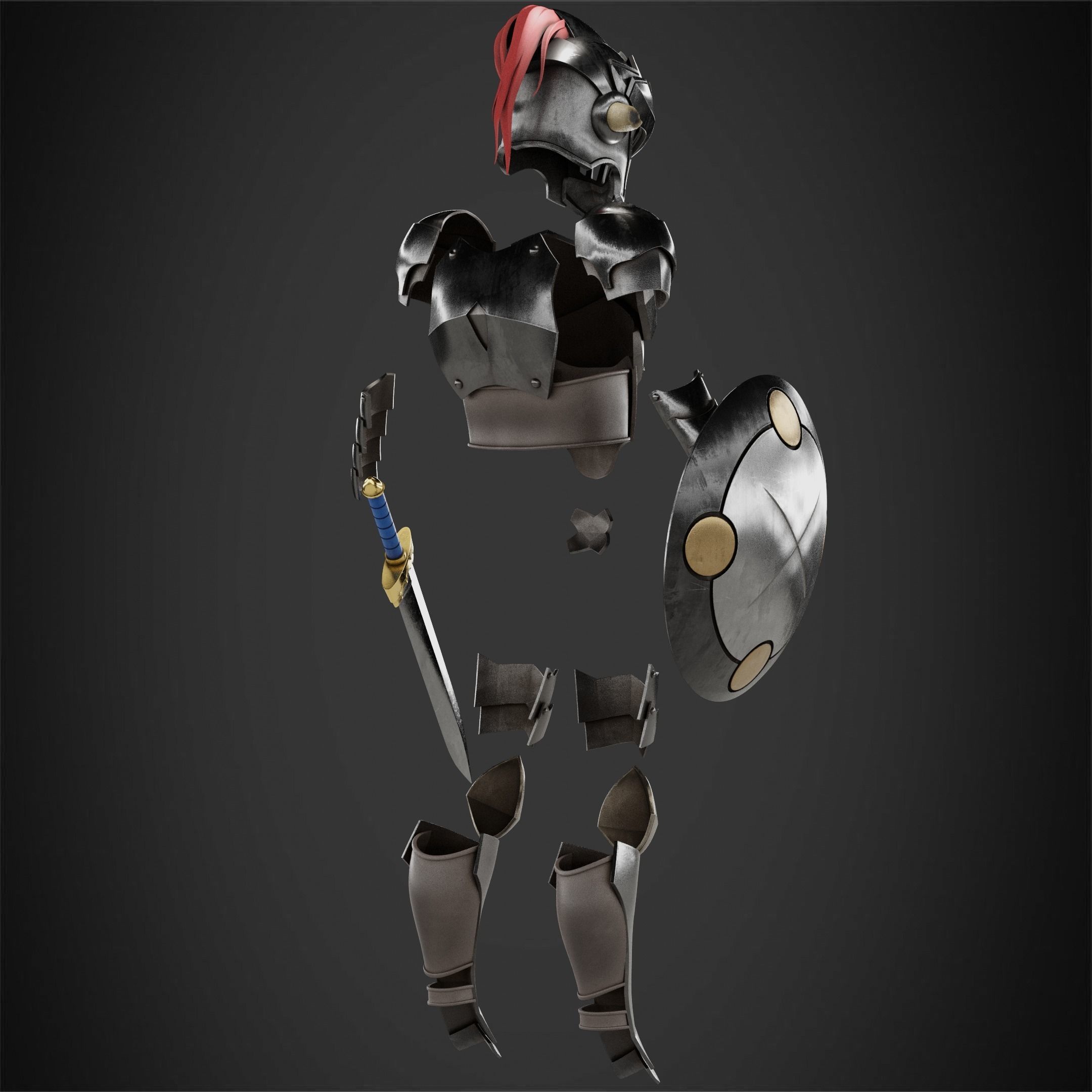 Goblin Slayer Full Armor Bundle for Cosplay 3D Model Collection | CGTrader