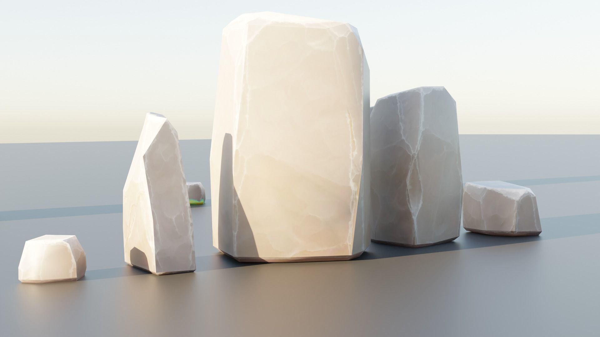 Stones With Grass 3D model | CGTrader