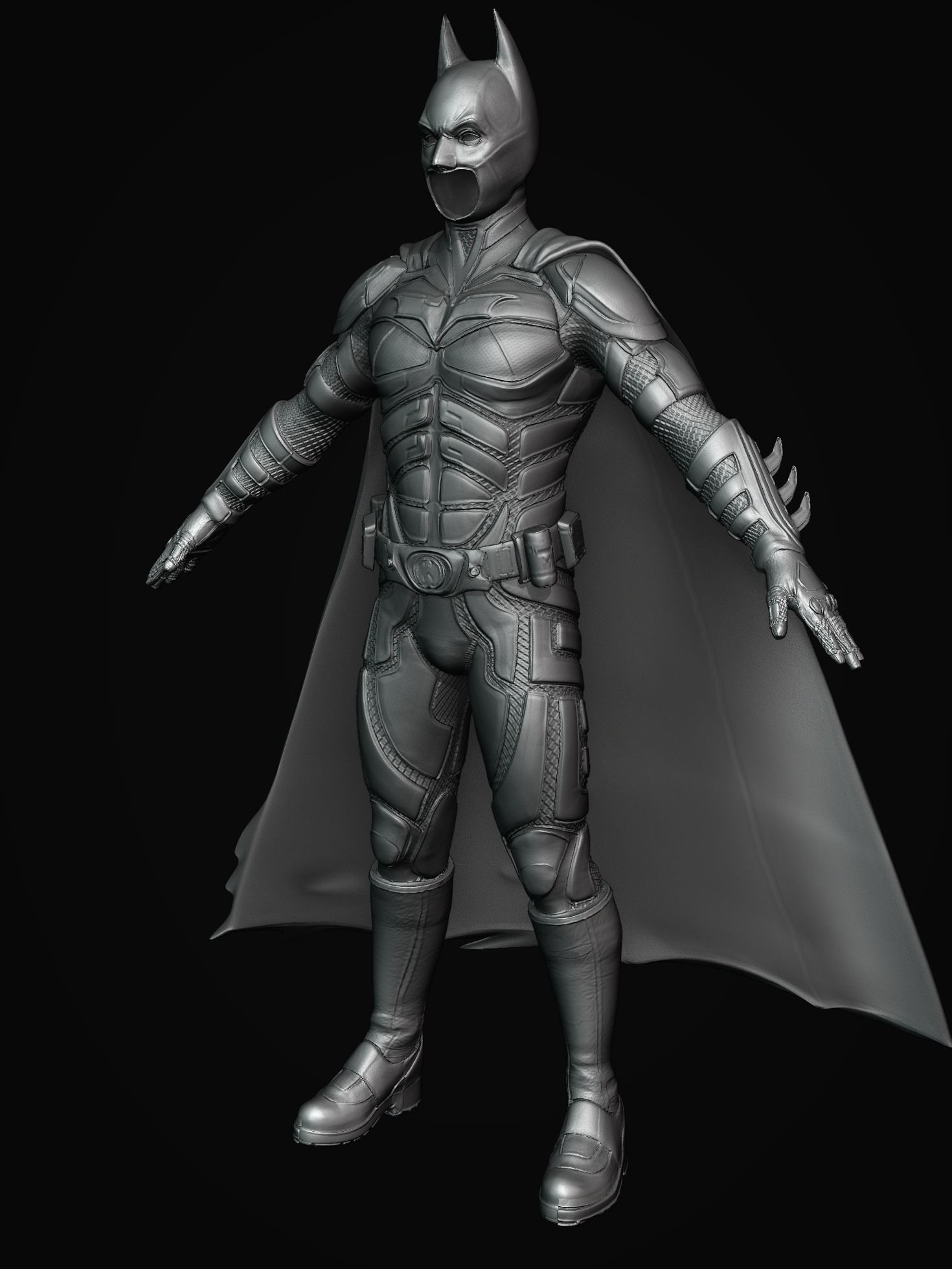 Batman Costume 3D model free VR / AR / low-poly 3D model | CGTrader