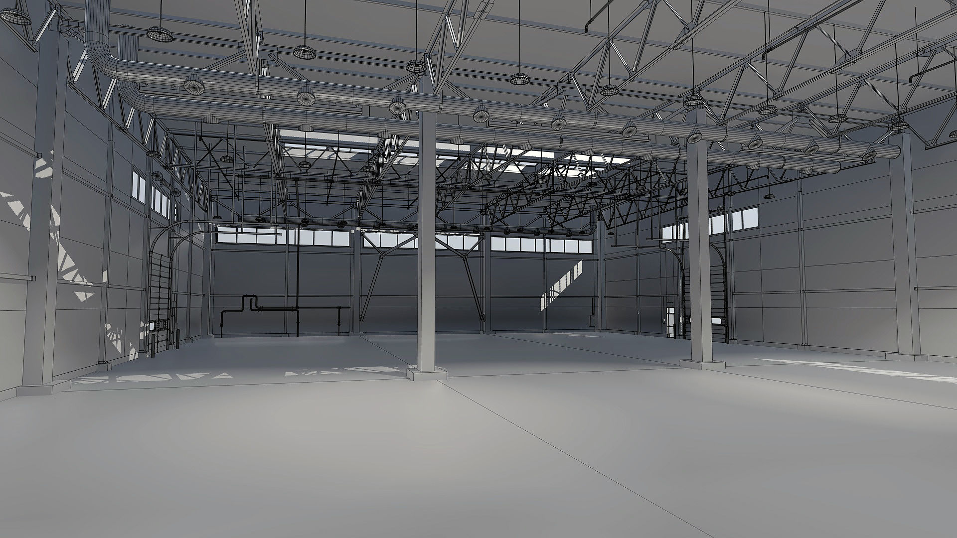 Warehouse 02 3D model | CGTrader