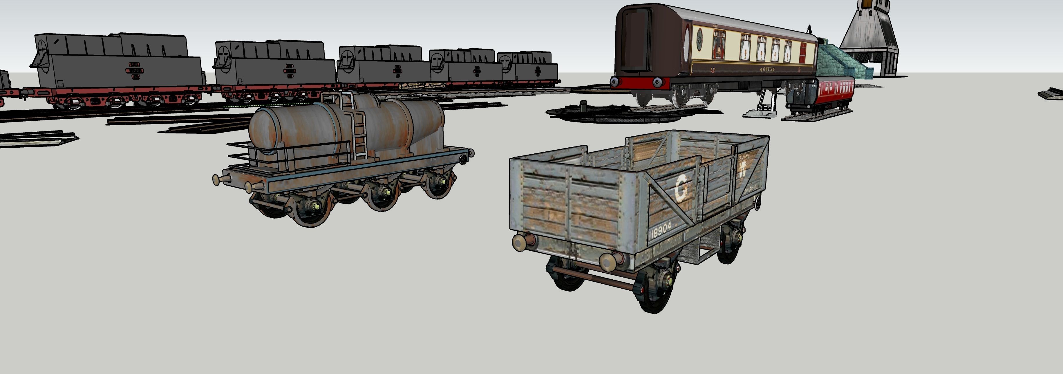 Train 3D model Collection 3D model | CGTrader