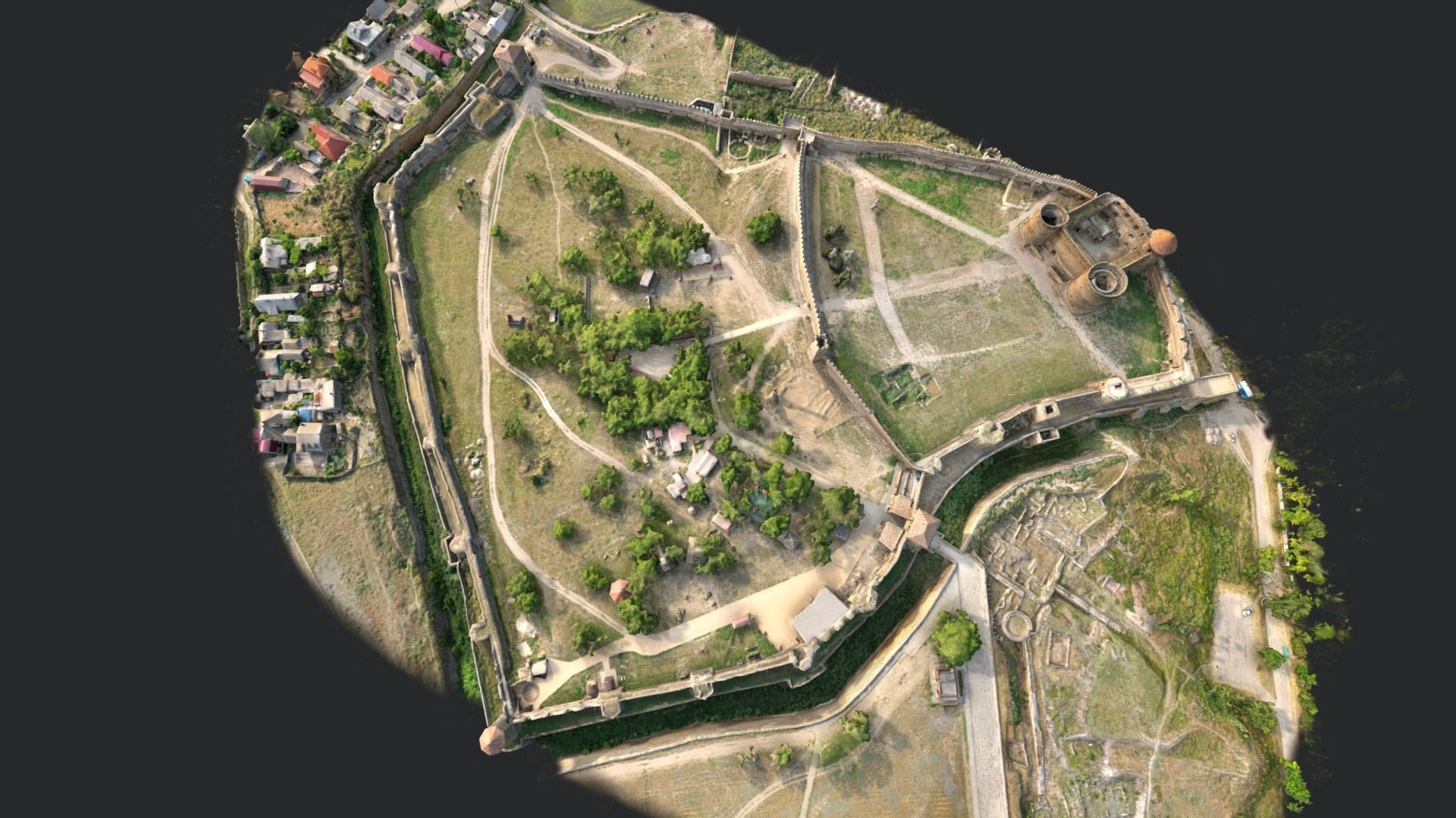 3D model - Akkerman fortress - Ukraine - usdz gltf obj 3D model | CGTrader