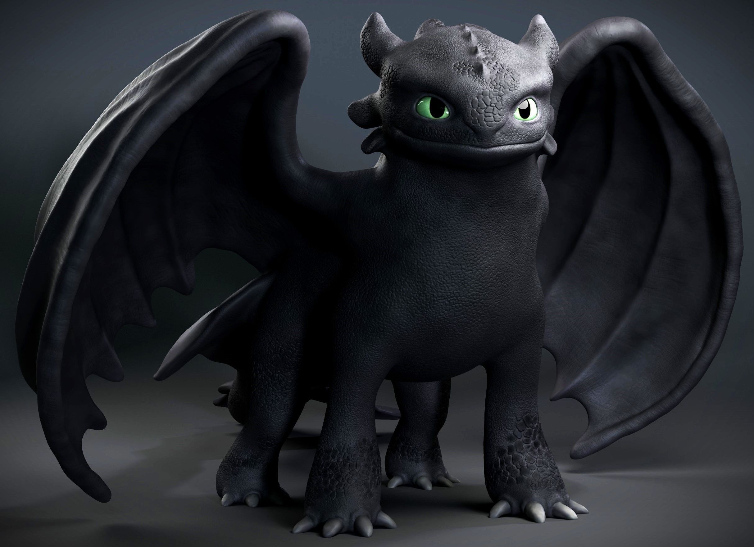 TOOTHLESS - HOW TO TRAIN YOUR DRAGON 3D model 3D printable | CGTrader