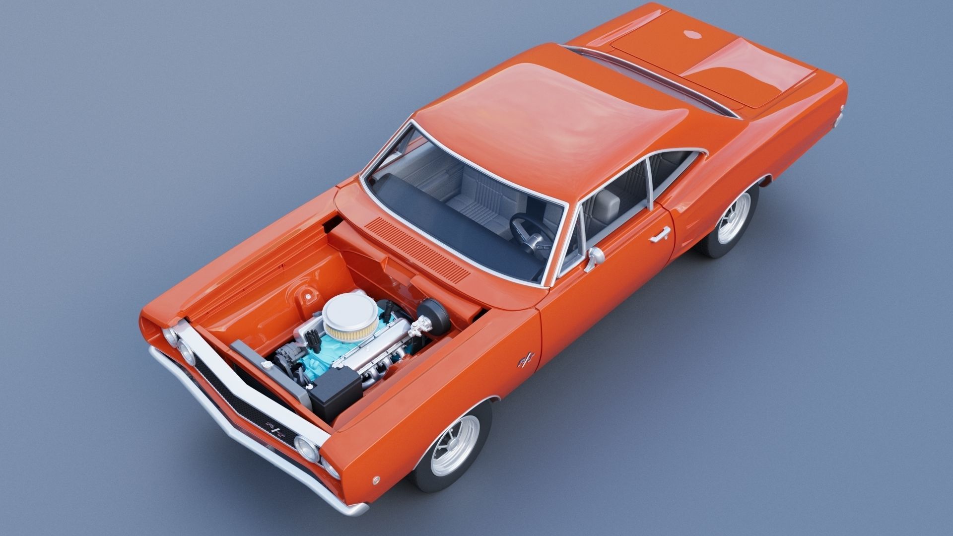 Dodge Coronet 1968 3D model 3D printable | CGTrader