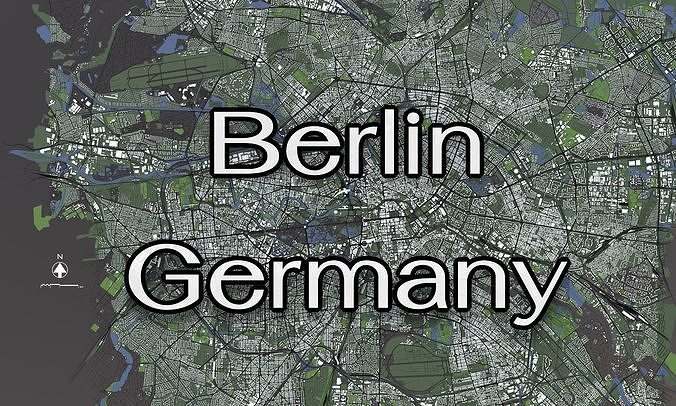 Berlin Germany - city and mass buildings 3D model | CGTrader