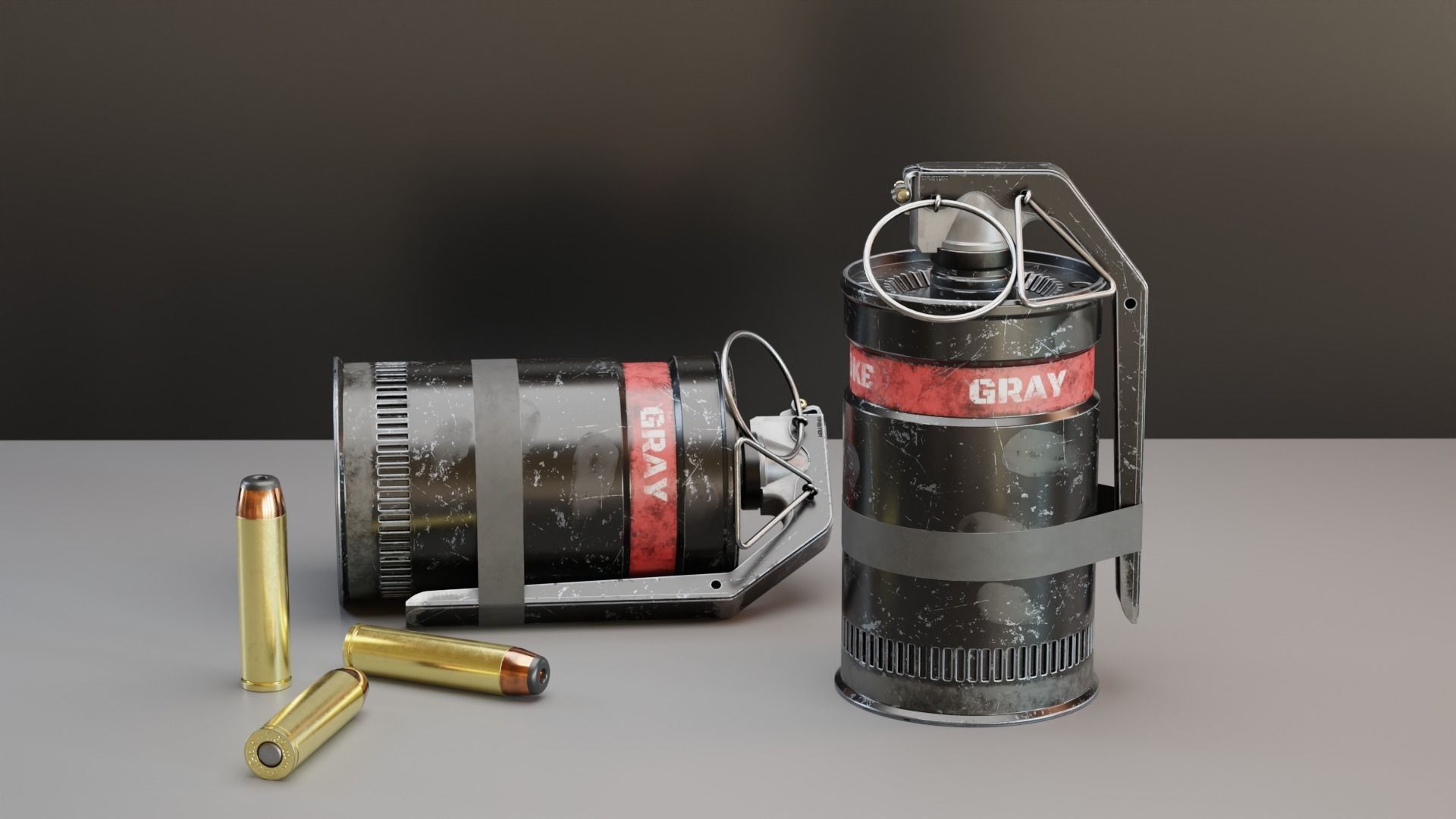 Smoke Grenade PRO 3D model | CGTrader