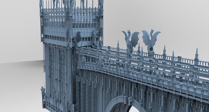 Dragon Cathedral Arch tower 3D model | CGTrader
