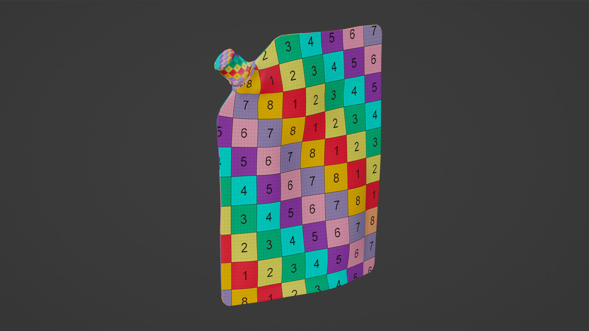 3D model Sachet with spout VR / AR / low-poly | CGTrader