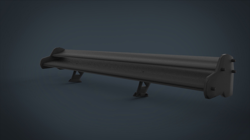 free spoilers free VR / AR / low-poly 3D model | CGTrader