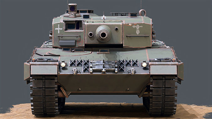 Leopard 2A4 free VR / AR / low-poly 3D model | CGTrader