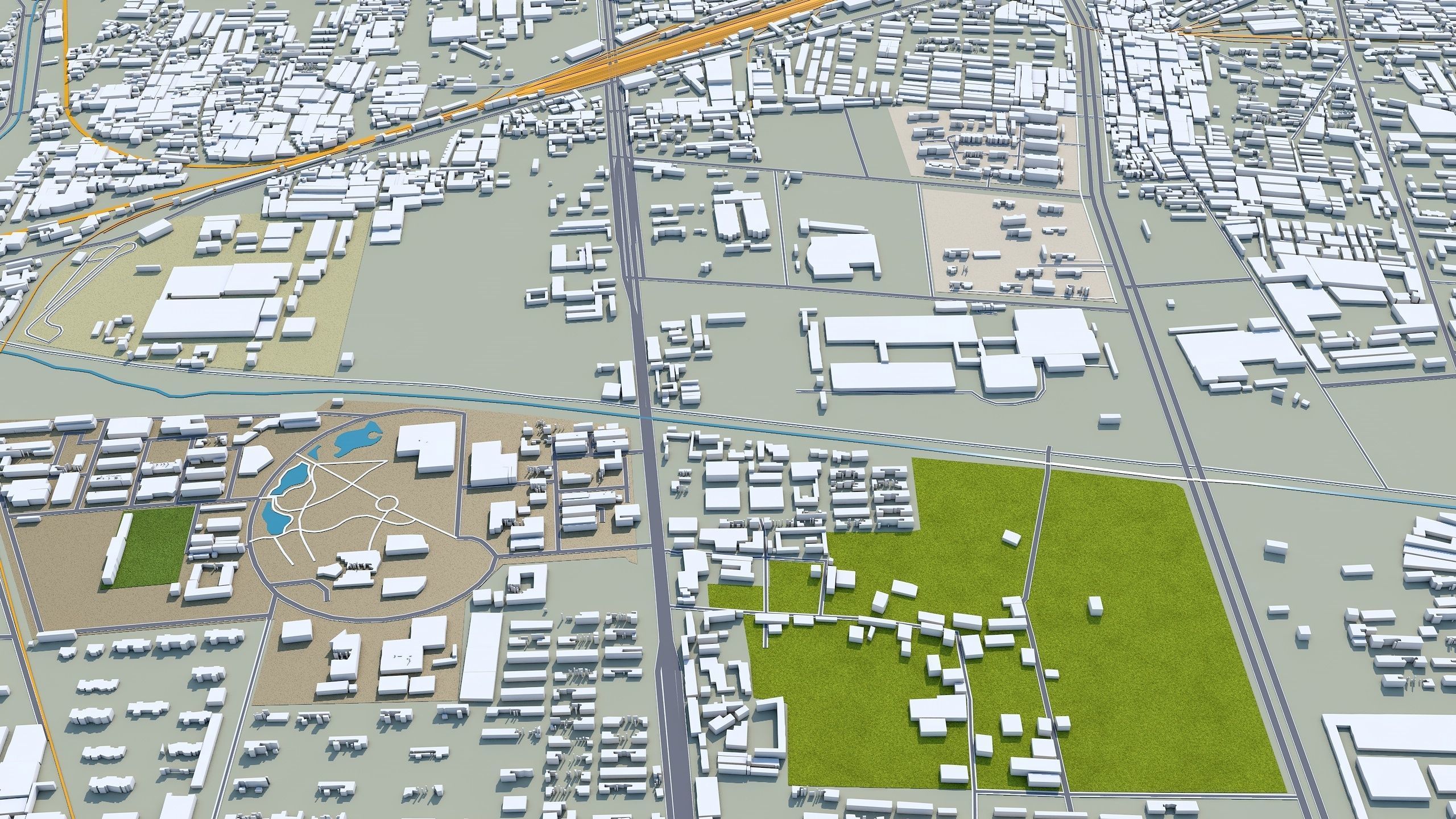 3D model Baoding Hebei China 40km AI VR / AR / low-poly | CGTrader