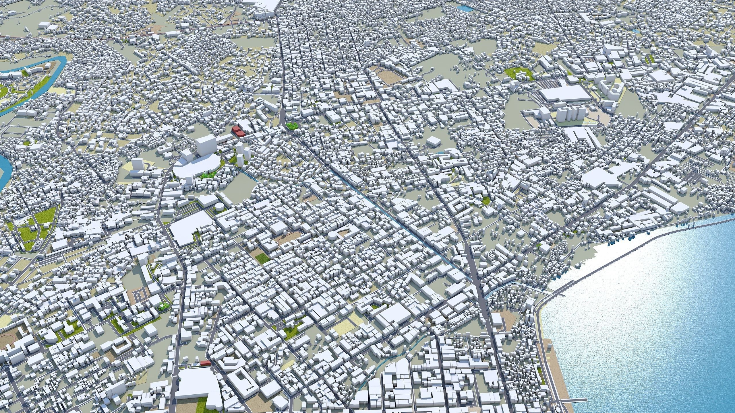 3D model Davao City Philippines 40km VR / AR / low-poly | CGTrader