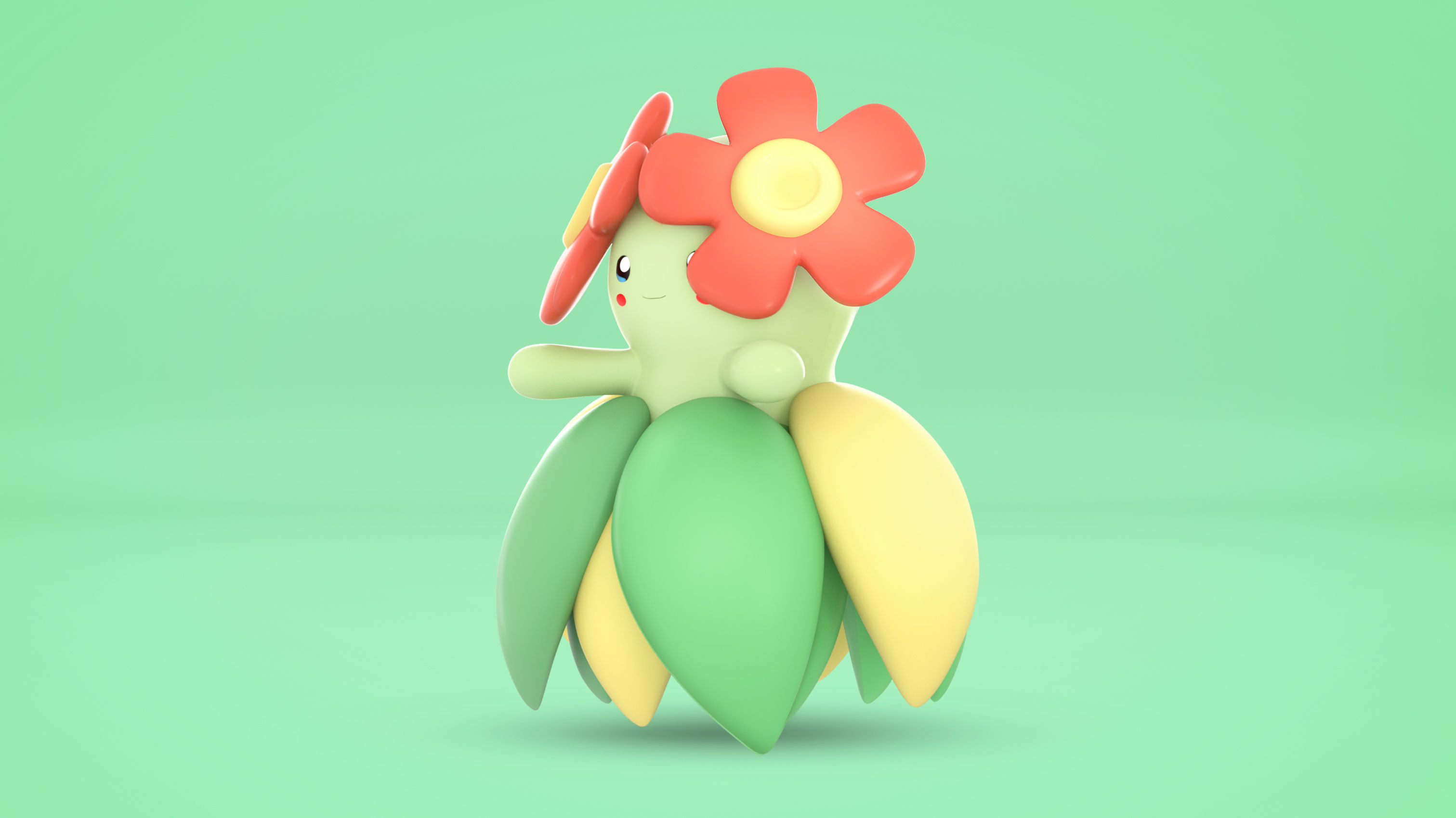 3D model Pokemon Bellossom VR / AR / low-poly | CGTrader