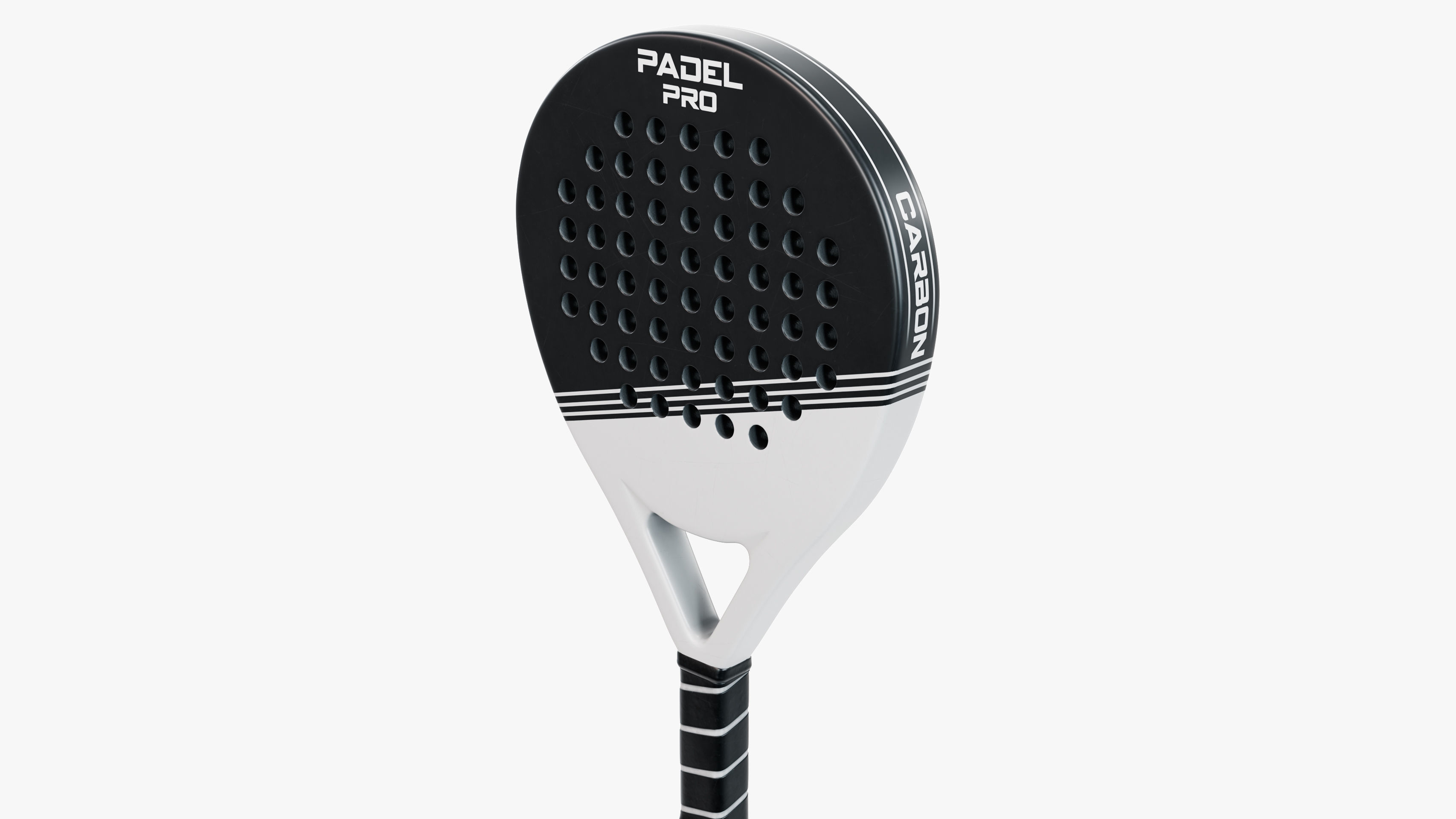 Padel Racket - Round 3D model | CGTrader