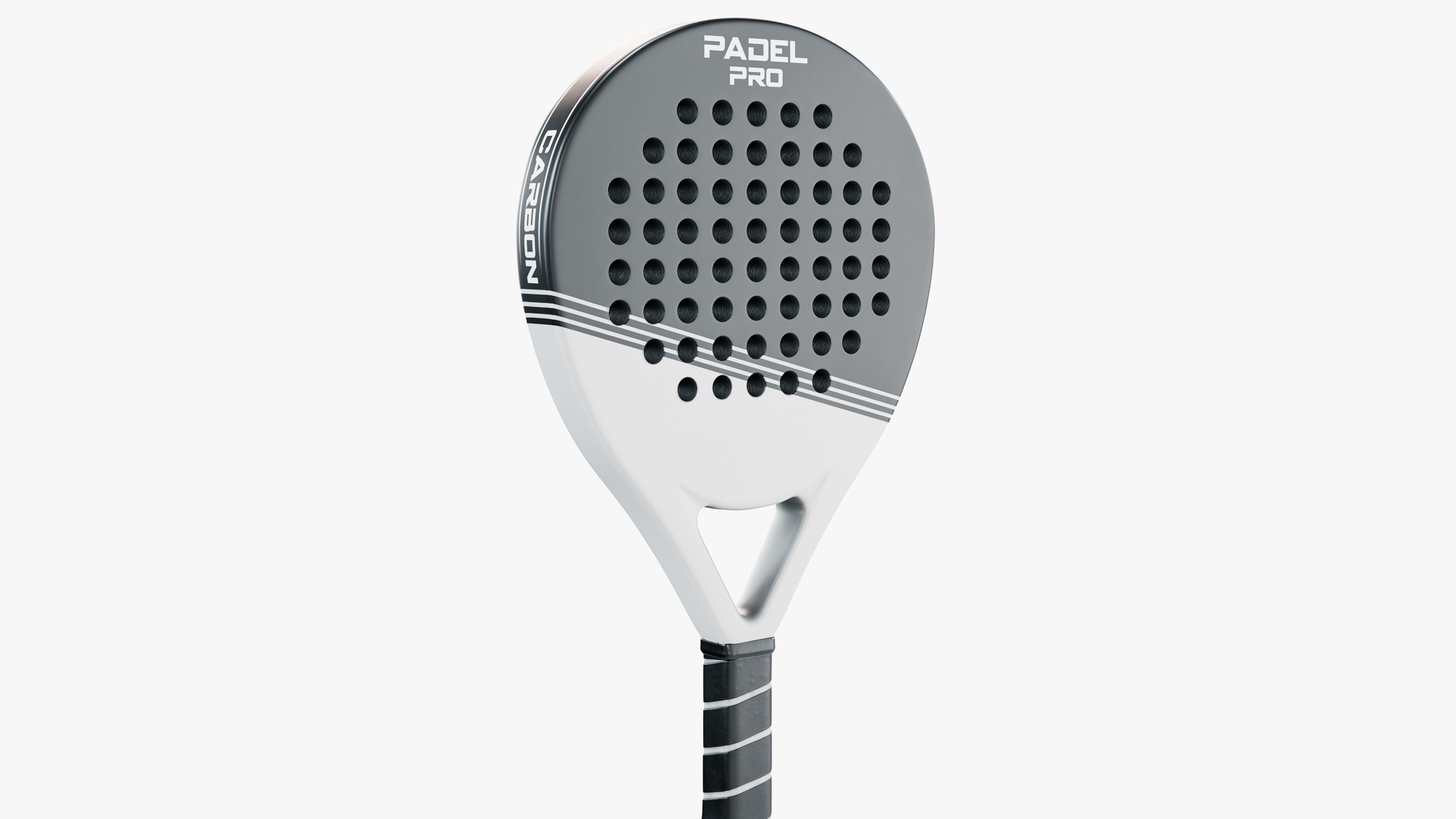 Padel Racket - Round 3D model | CGTrader