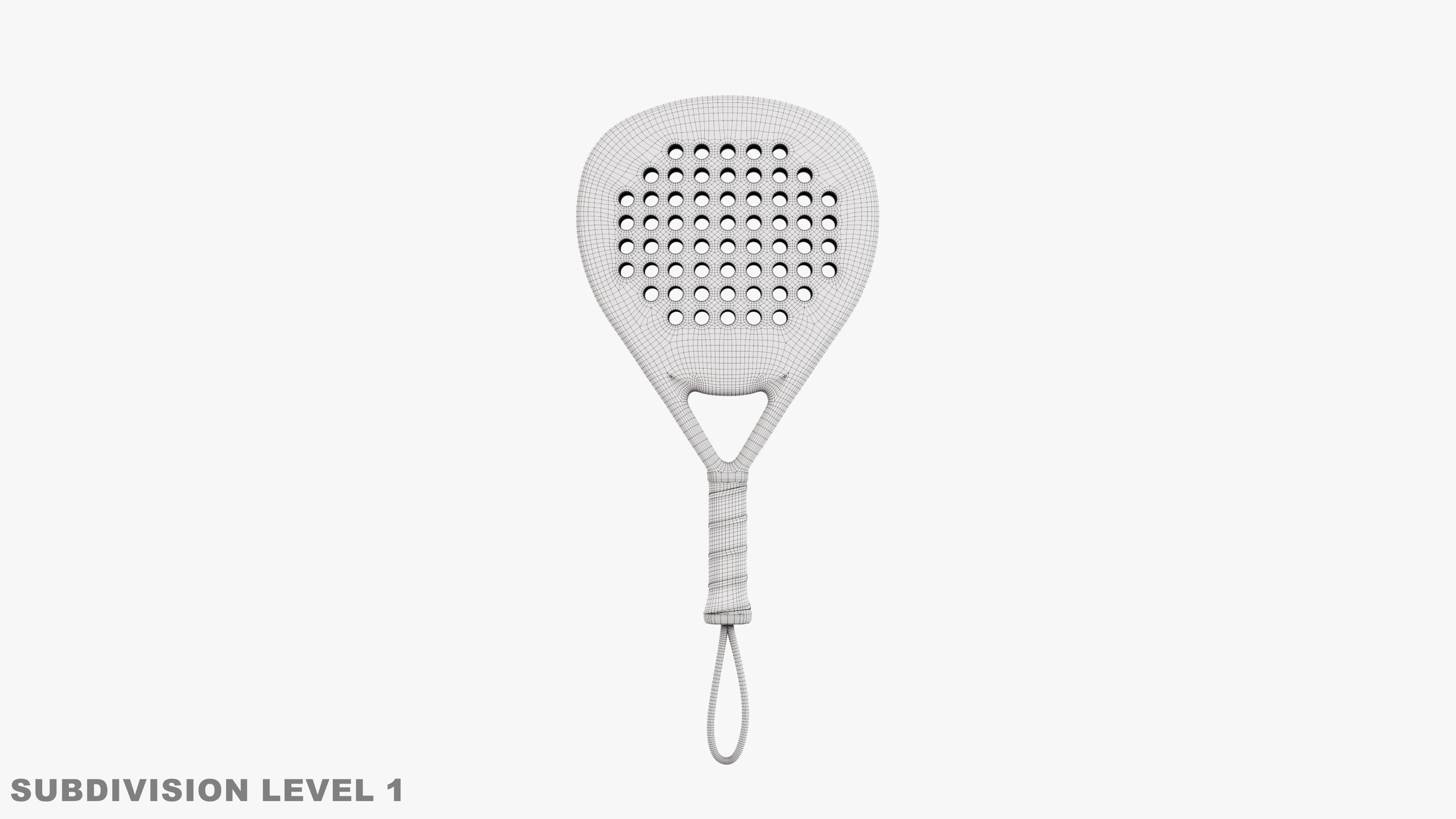 Padel Racket - Diamond 3D model | CGTrader