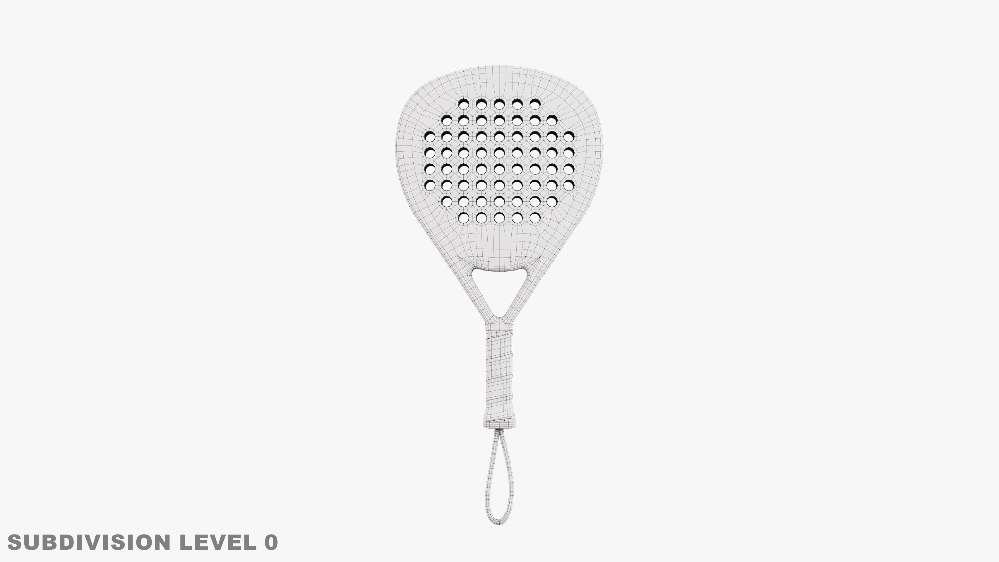 Padel Racket - Diamond 3D model | CGTrader