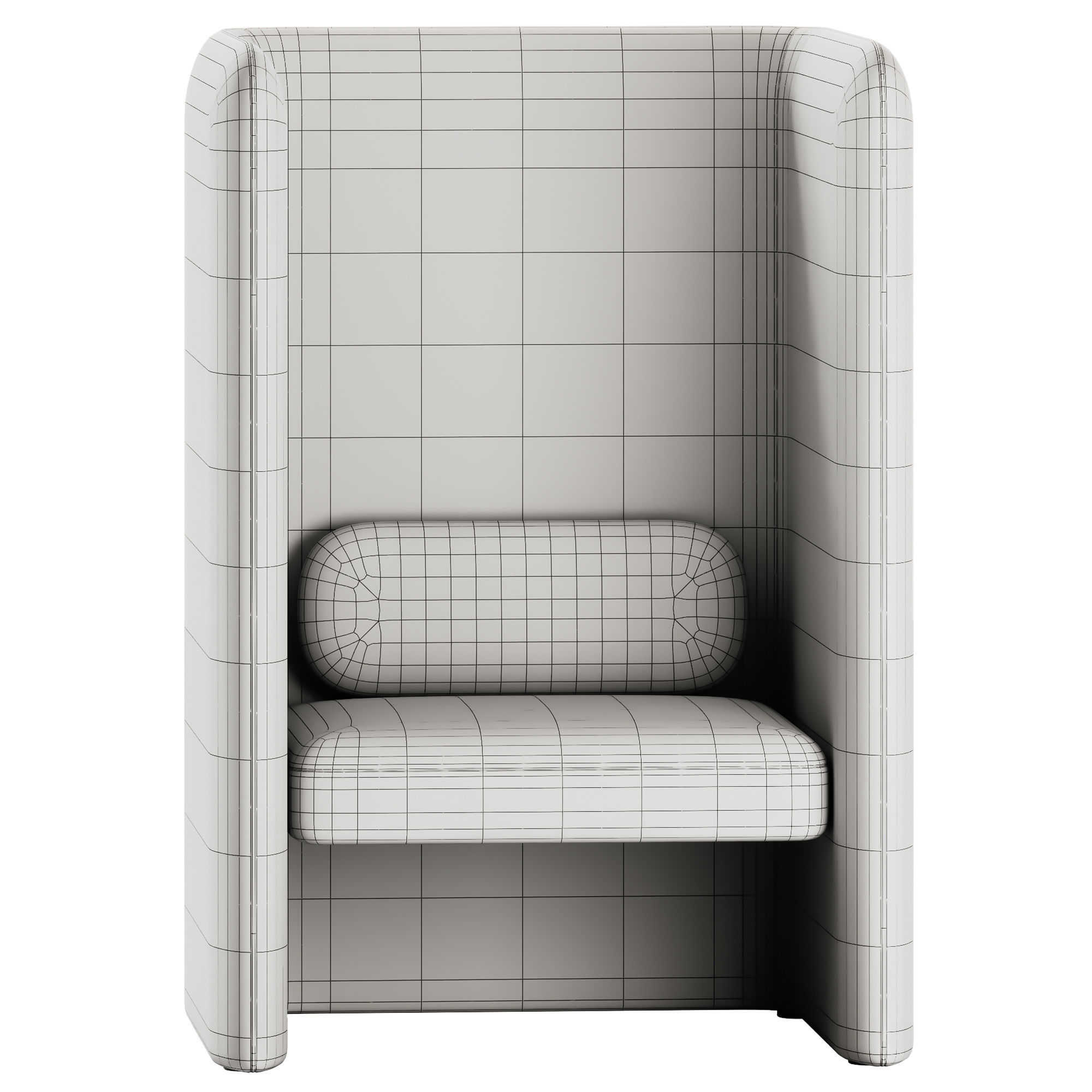 KUMO P High-back Armchair by IBEBI 3D model | CGTrader