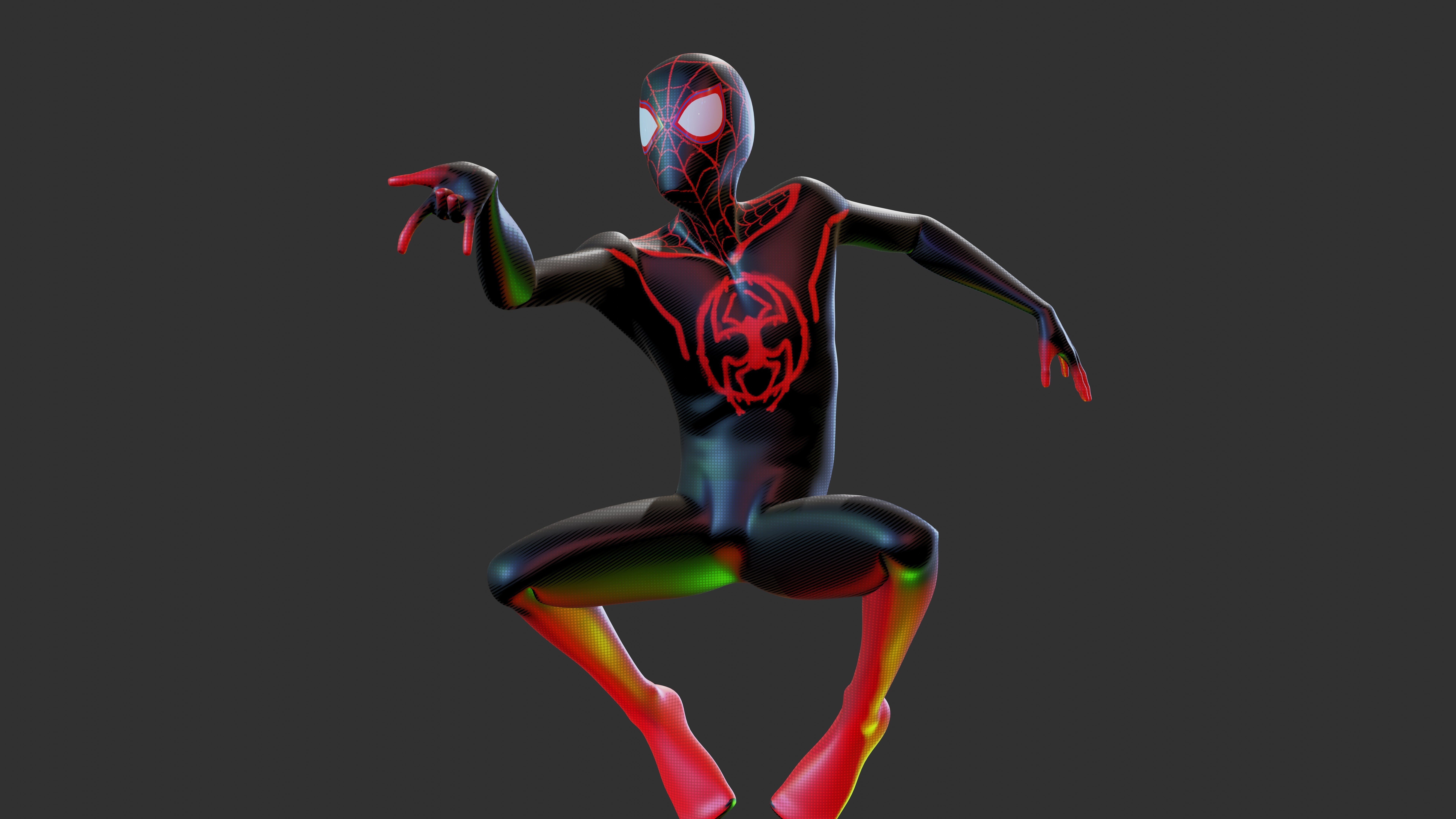 Spiderman into the spider verse Shader Texture | CGTrader