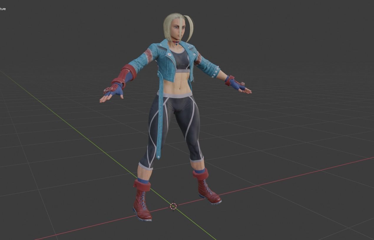 3D model Cammy SF6 VR / AR / low-poly | CGTrader