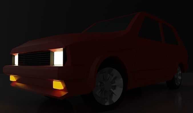 Yugo car free 3D model | CGTrader