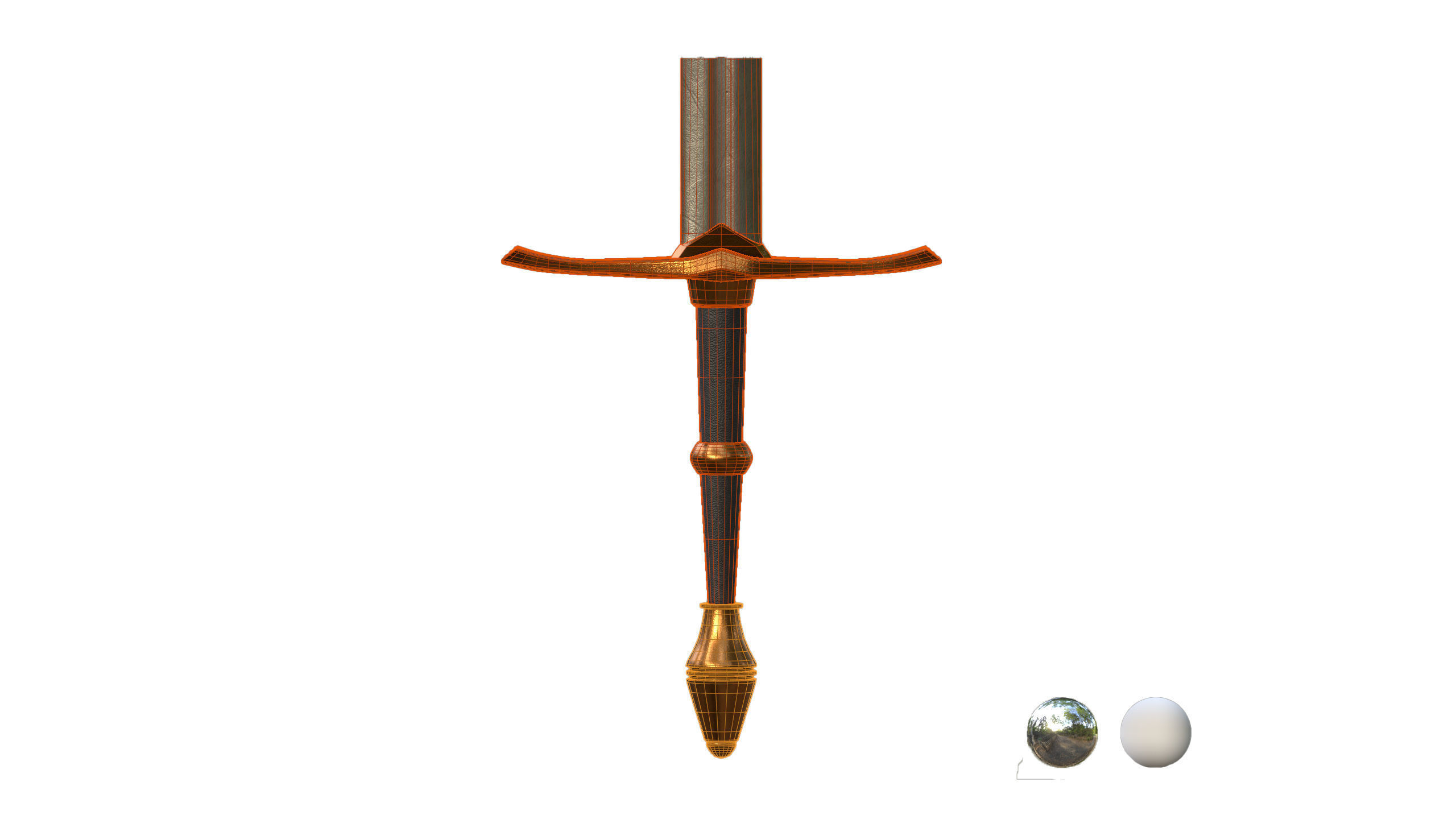 knight fight sword 3D model | CGTrader