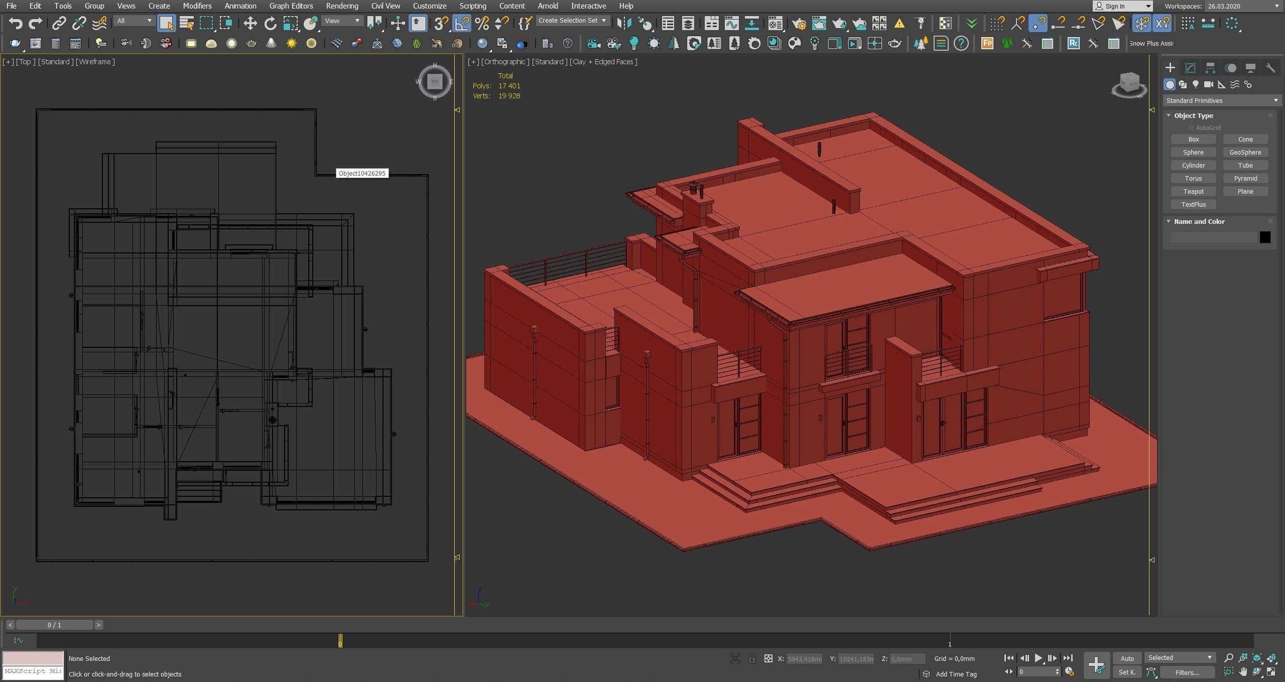 Modern house with floor plans 3D model | CGTrader