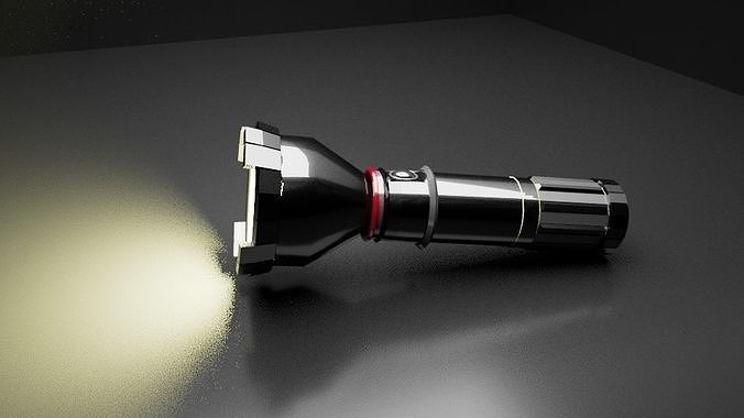 3D model Flashlight VR / AR / low-poly | CGTrader