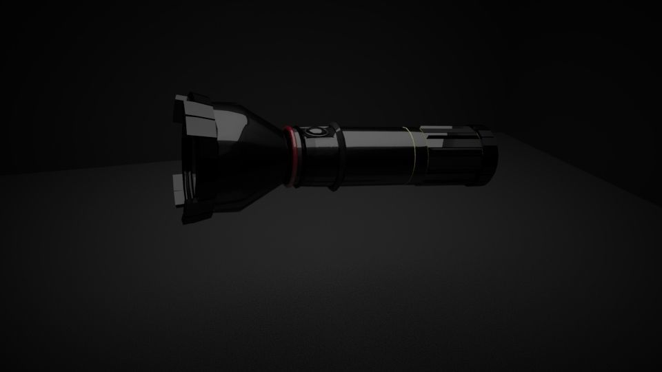 3D model Flashlight VR / AR / low-poly | CGTrader