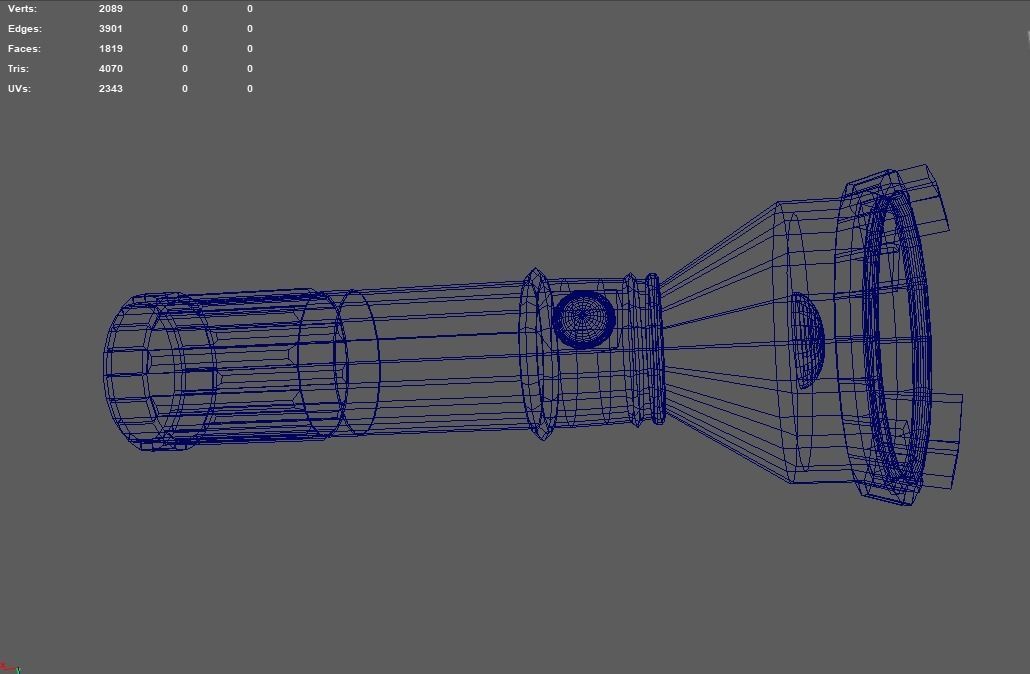 3D model Flashlight VR / AR / low-poly | CGTrader