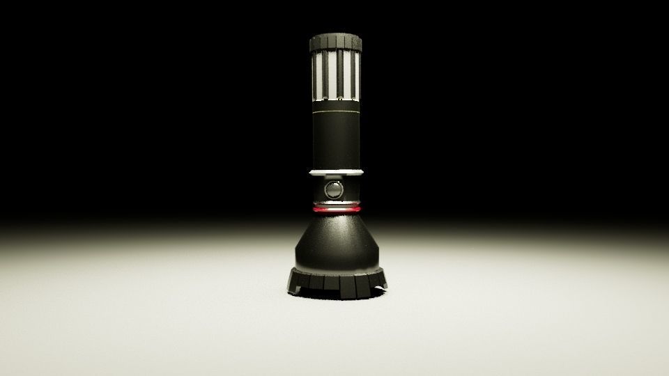 3D model Flashlight VR / AR / low-poly | CGTrader
