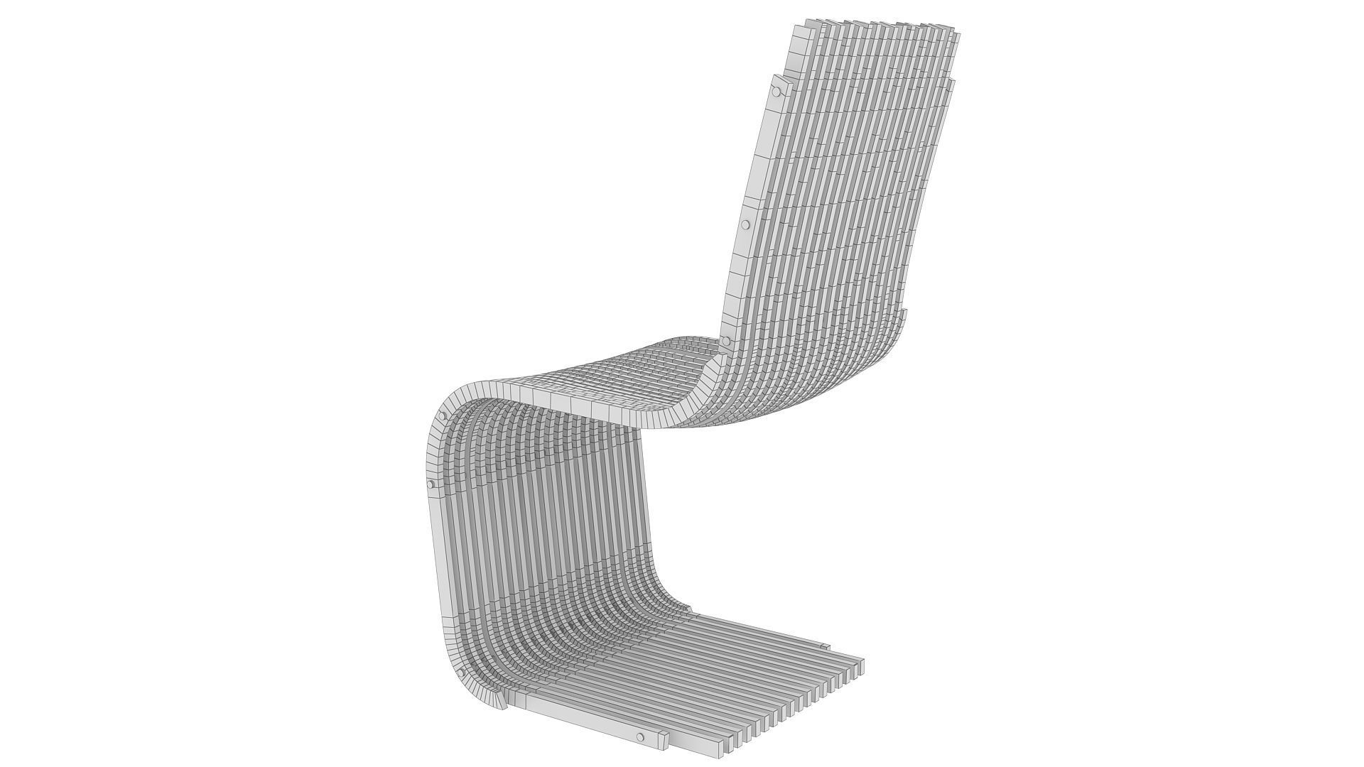Parametric Chair 02 3D model | CGTrader