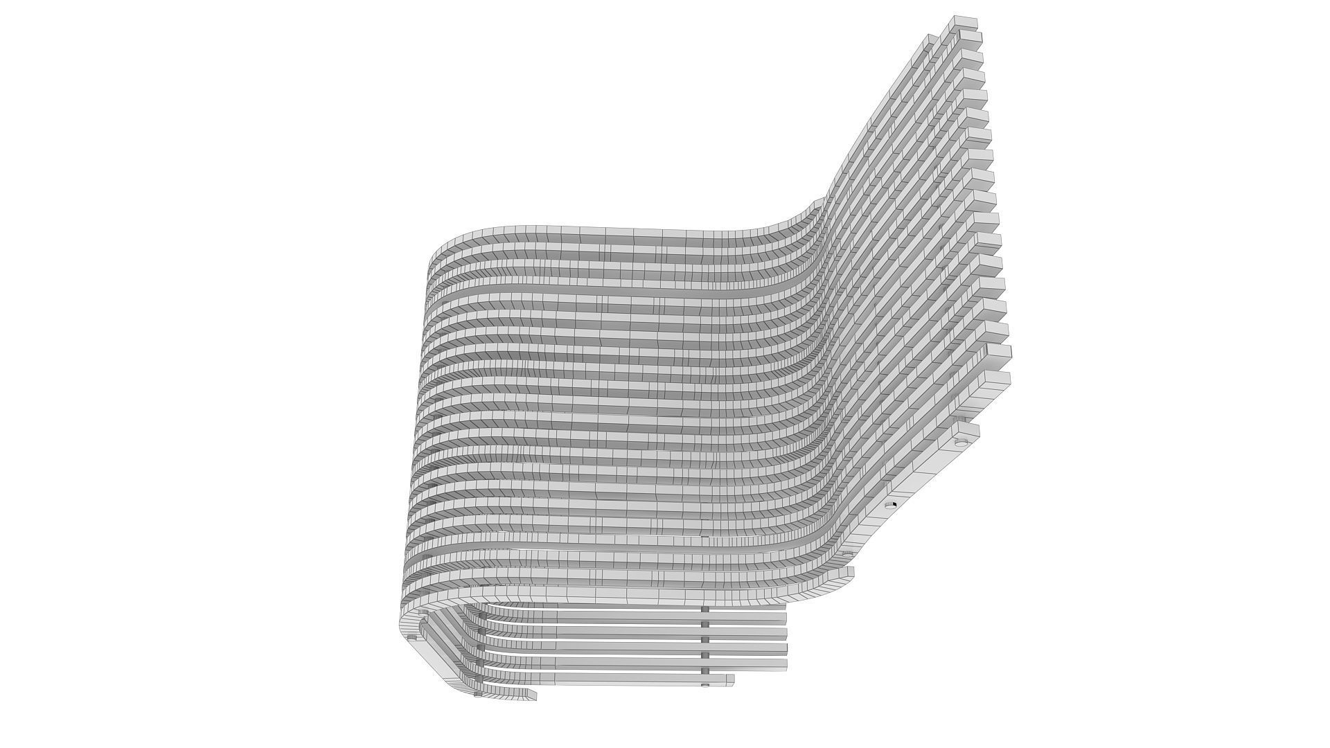 Parametric Chair 02 3D model | CGTrader