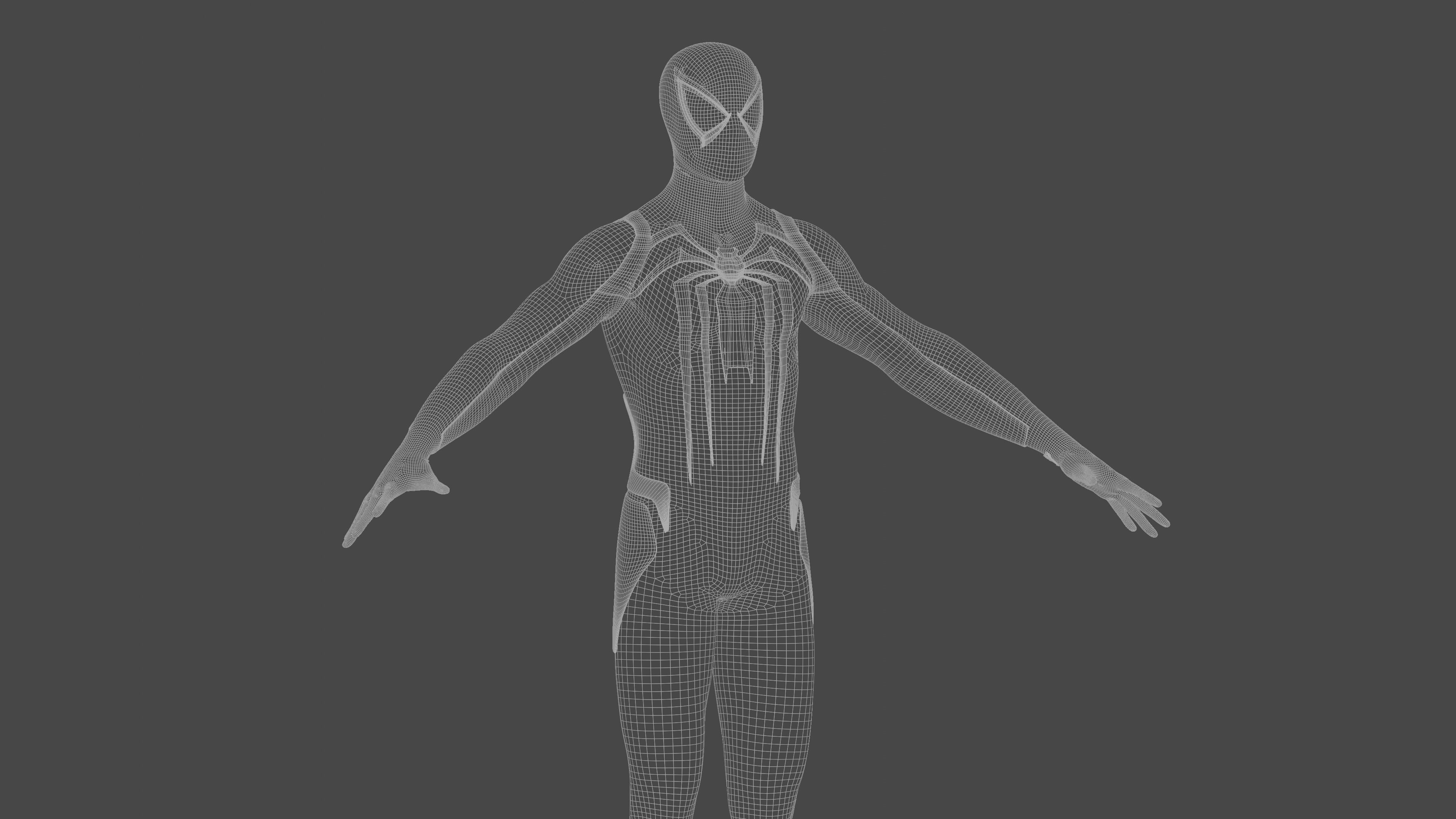 Anti Venom Marvels Spider-man 2 MSM2 Antivenom Suit 3D model rigged ...