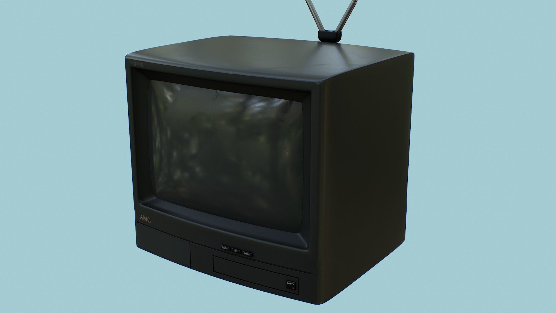 3D model CRT Television VR / AR / low-poly | CGTrader