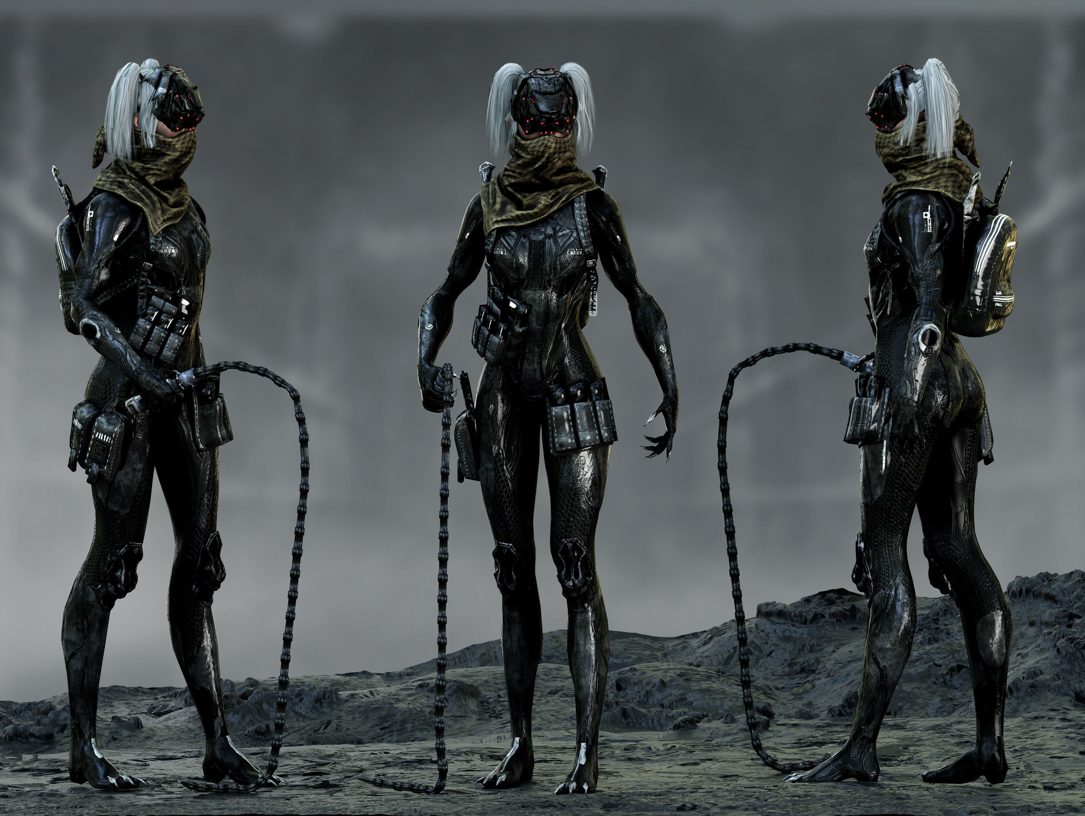 3D model Sci Fi Cyberpunk Valkyrie VR / AR / low-poly | CGTrader