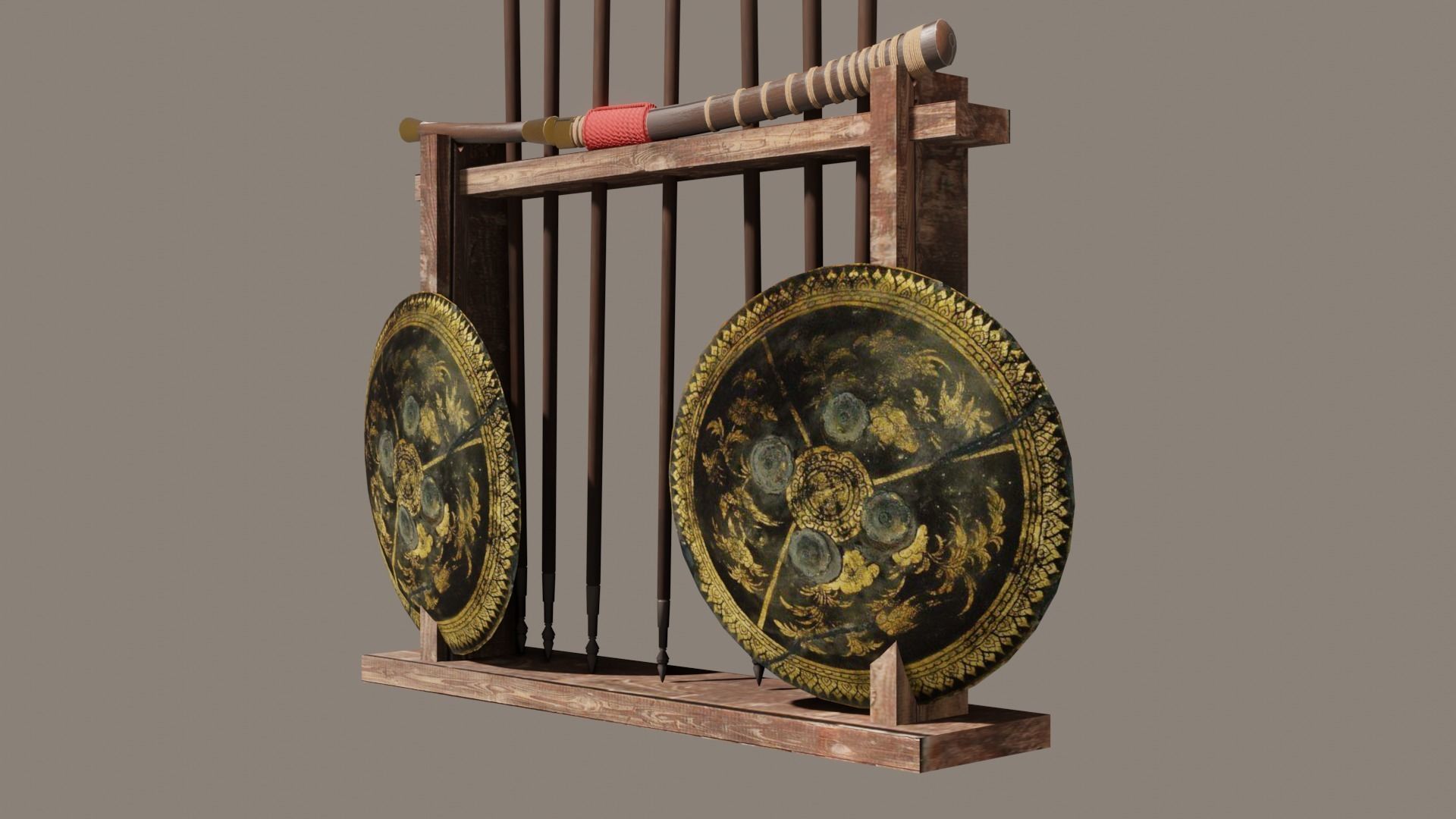 3D model THAI-weapon-Set VR / AR / low-poly | CGTrader