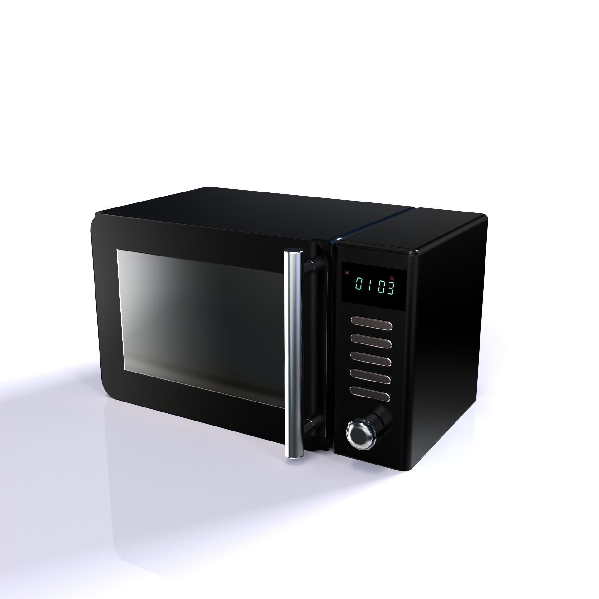 Microwave 3D model | CGTrader