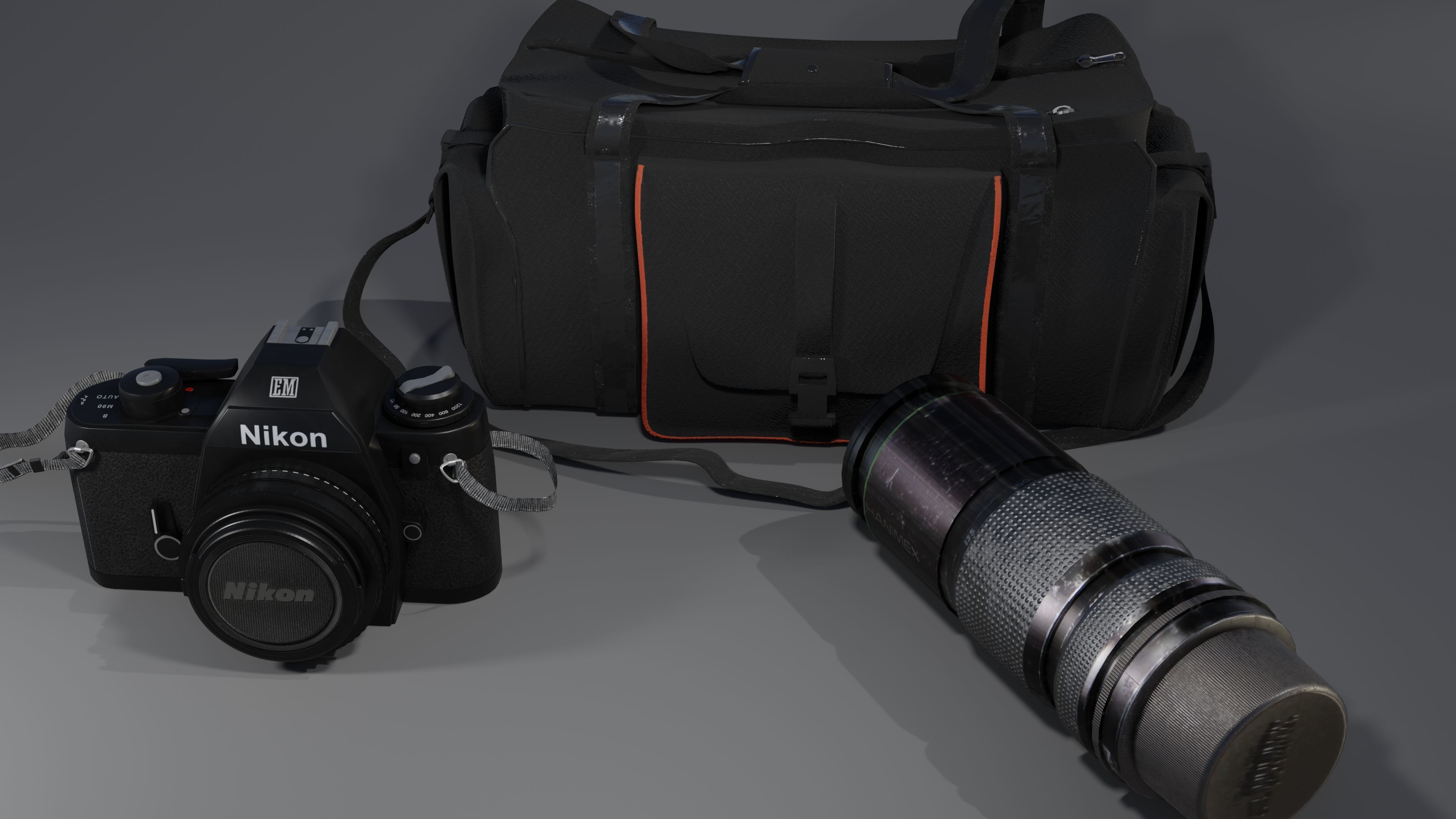 3D model Nikon EM VR / AR / low-poly | CGTrader