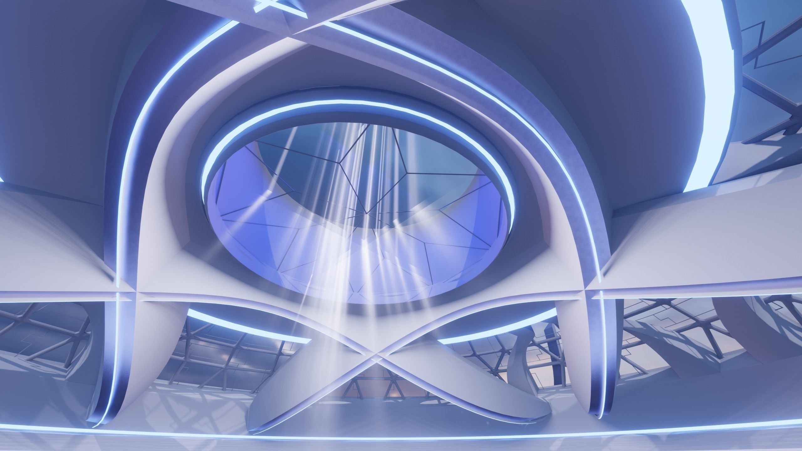 Futuristic Exbition Exterior 3D model | CGTrader