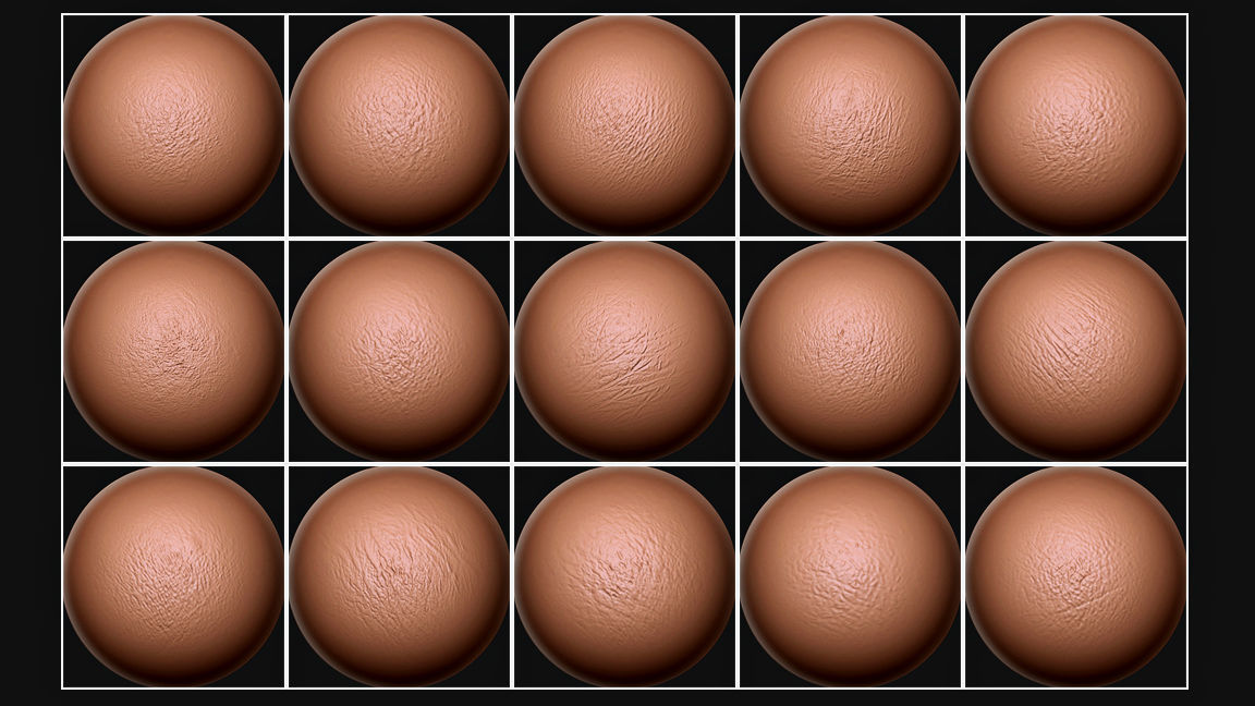 104 High Detailed Human Skin Alpha And VDM Brushes 3D model | CGTrader